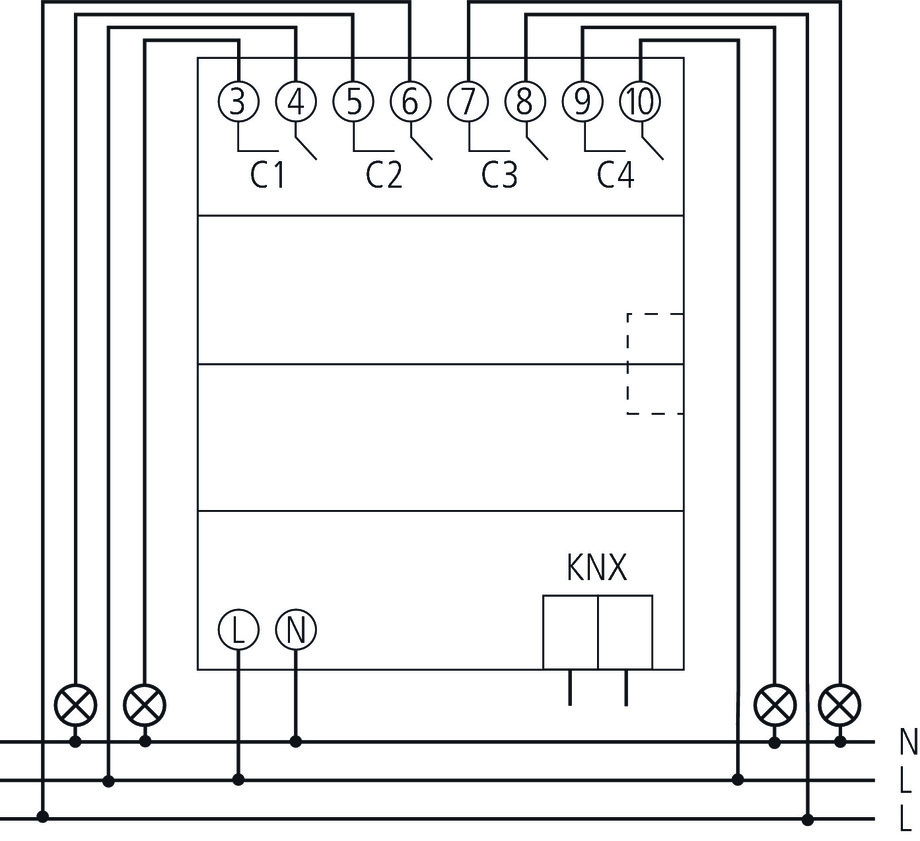 RMG 4 U KNX | Aktoren | KNX | Haus- und Gebäudeautomation | Theben